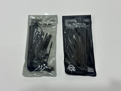Craftsman USA 46677 Metric & 46696 SAE Hex Key Allen Wrench Set | 40pc ...