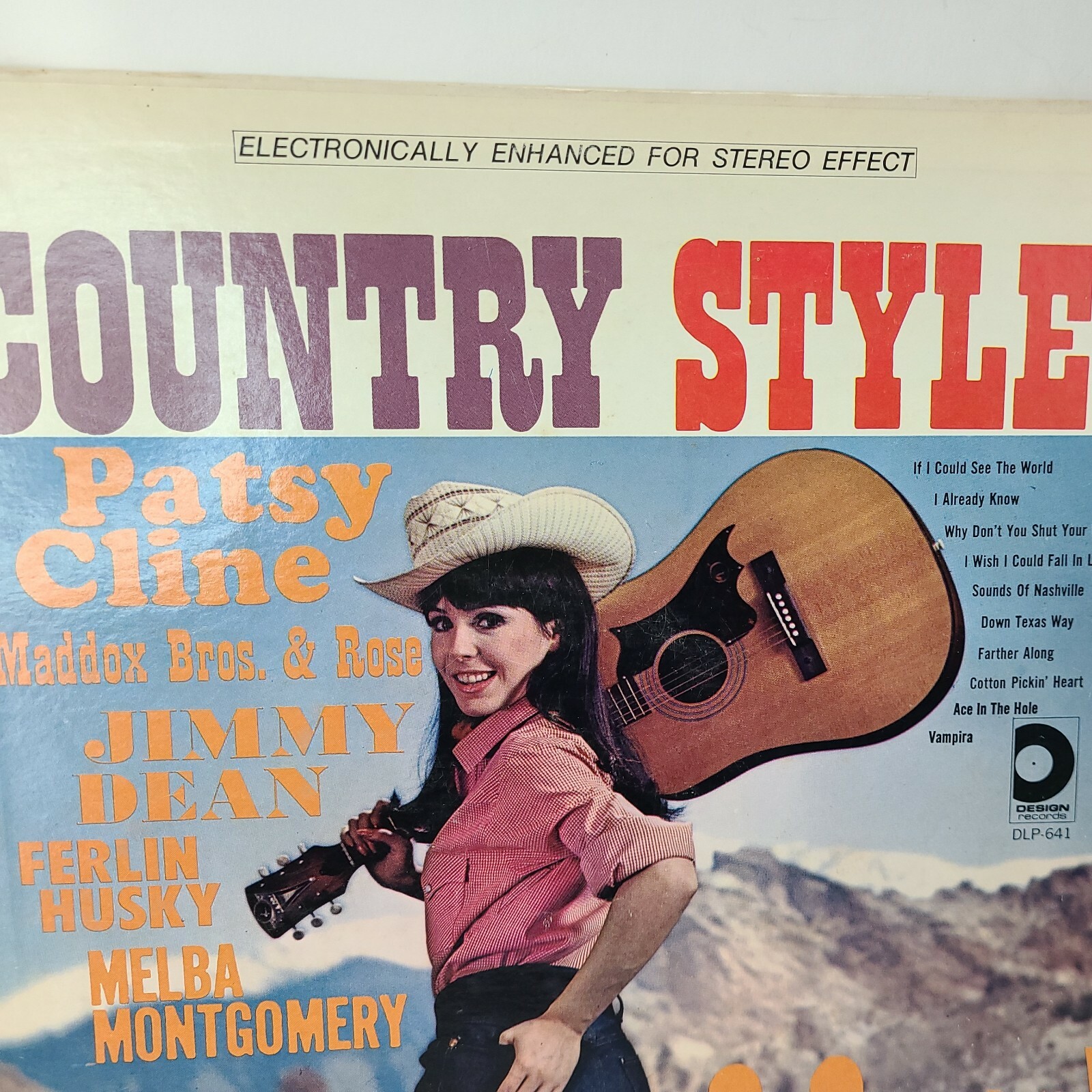 COUNTRY STYLE VTG Vinyl LP Record Patsy Cline Jimmy Dean Lonzo & Oscar ...