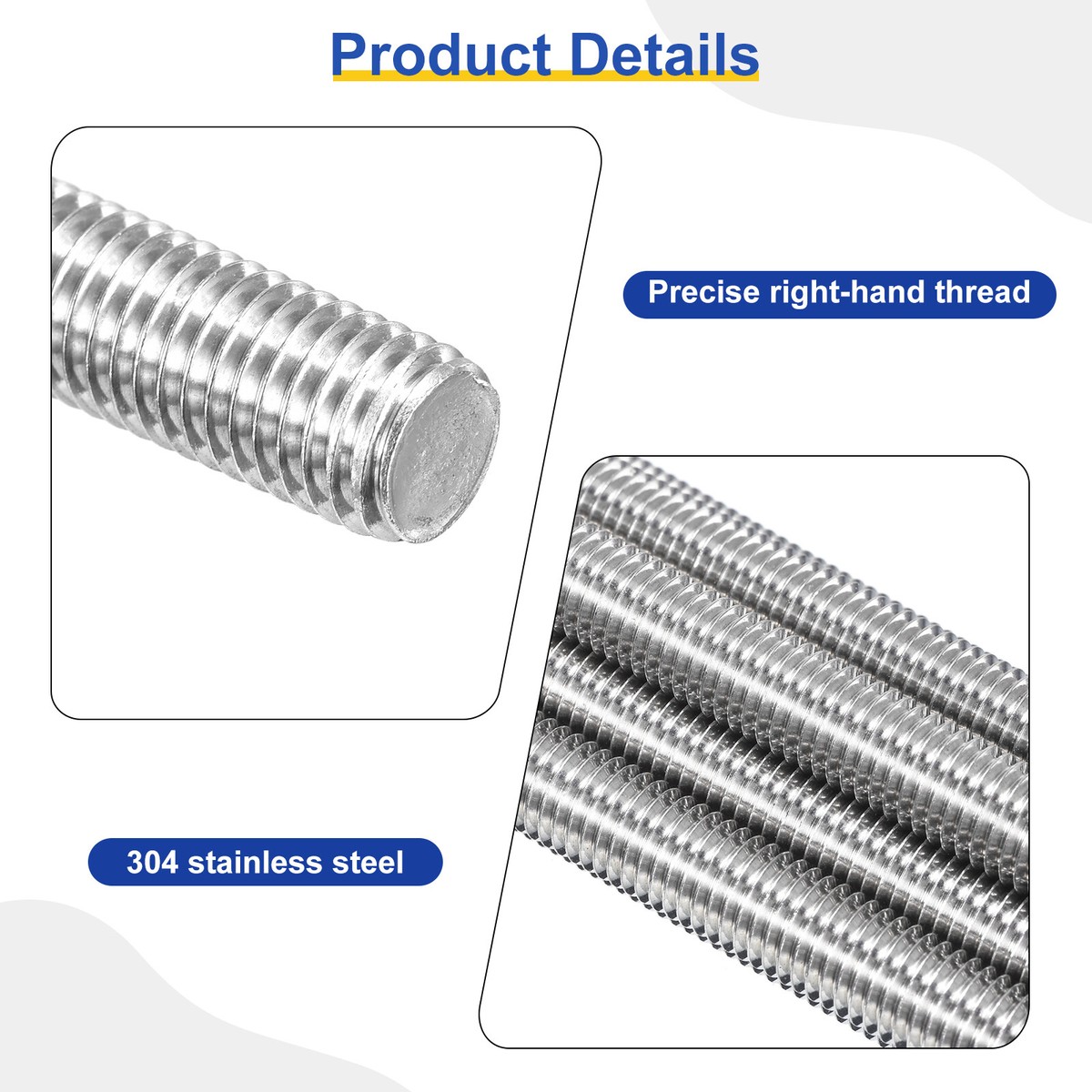 Acme Tooling Jual AS Drat SS M8 X 1m Thread Rod M8 Ss304 Asdrat ...