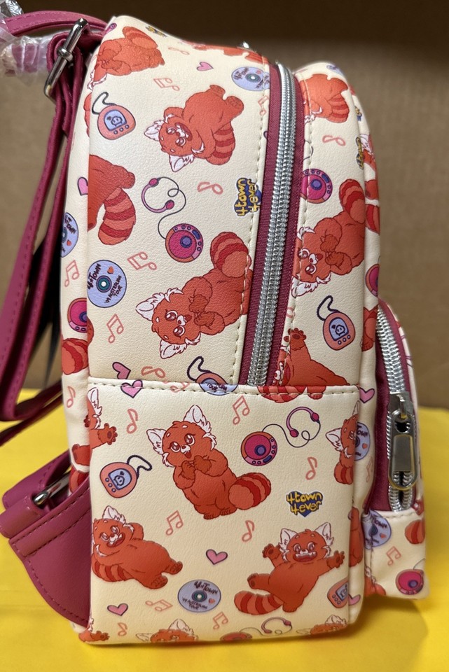 LOUNGEFLY DISNEY PIXAR TURNING RED PANDA MINI BACKPACK NWT!!!! | eBay