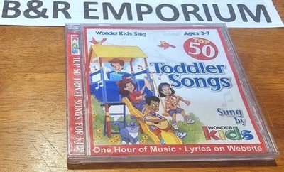 Toddler Songs CD Top 50 Travel Songs for Kids Ages 3-7 Wonder Kids | eBay