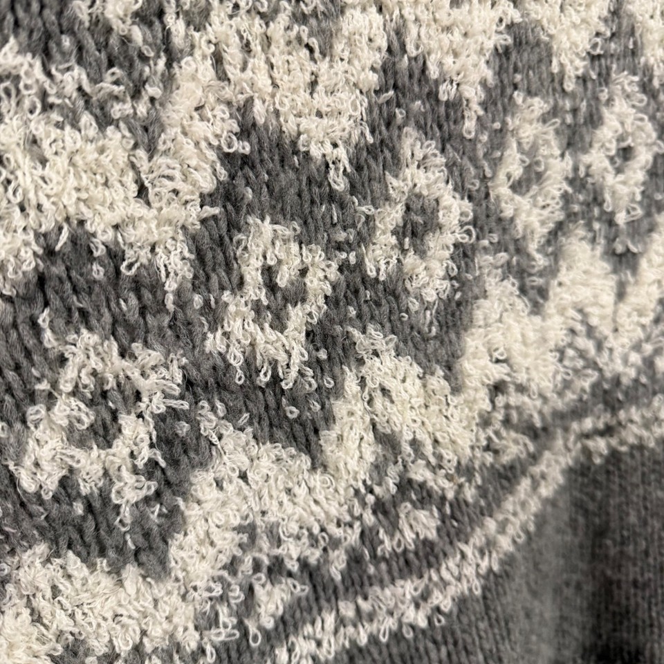 Free People Ragnar Fair Isle Split Neck Wool Blend Pullover Sweater ...