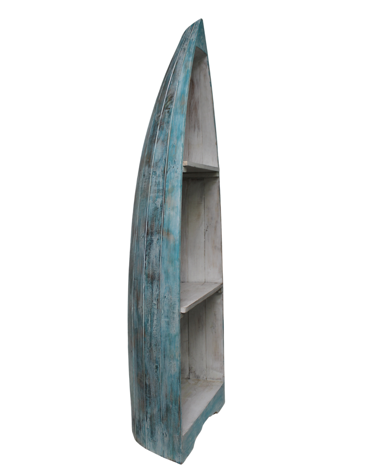5 Ft Nautical BOAT BOOKSHELF Wine holder Corner Shelf Sailboat Sail ...
