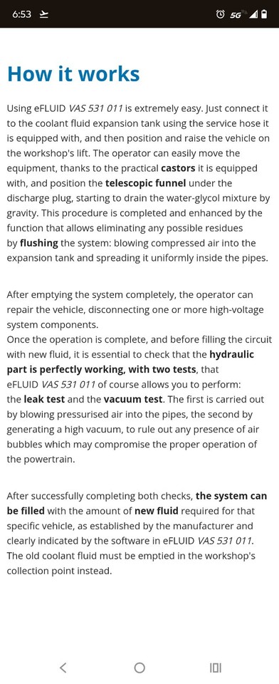 VAS 531011 Coolant Flush VW AG | eBay