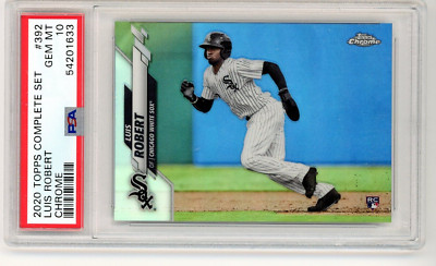 2020 Topps Chrome Complete Set 392 Luis Robert Rookie RC PSA 10 | eBay