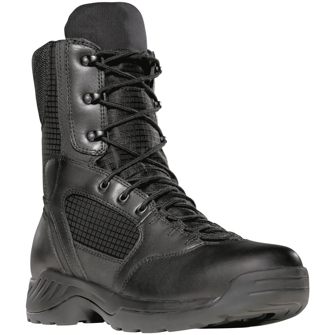 NEW Danner Kinetic Black Boots, 8", Leather/Nylon, Police Law, EMS ...