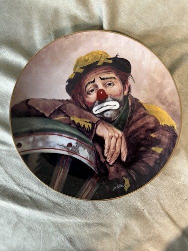 Jon Helland Painting Emmett Kelly Plate 1981 Celebrity Clown ...