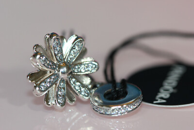 NWT SPRING 2020 PANDORA SPARKLING DAISY FLOWER DANGLE 798813C01 BOX/TAG ...