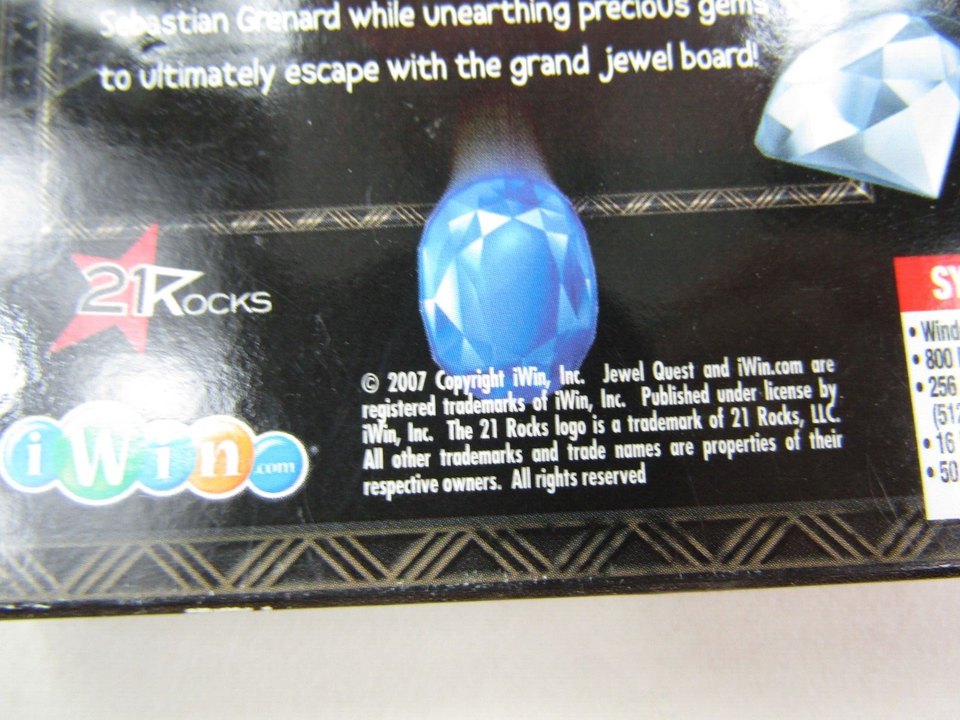 Jewel Quest II PC CD Rom Rated E iwin.com 180 New Challenging Puzzles ...