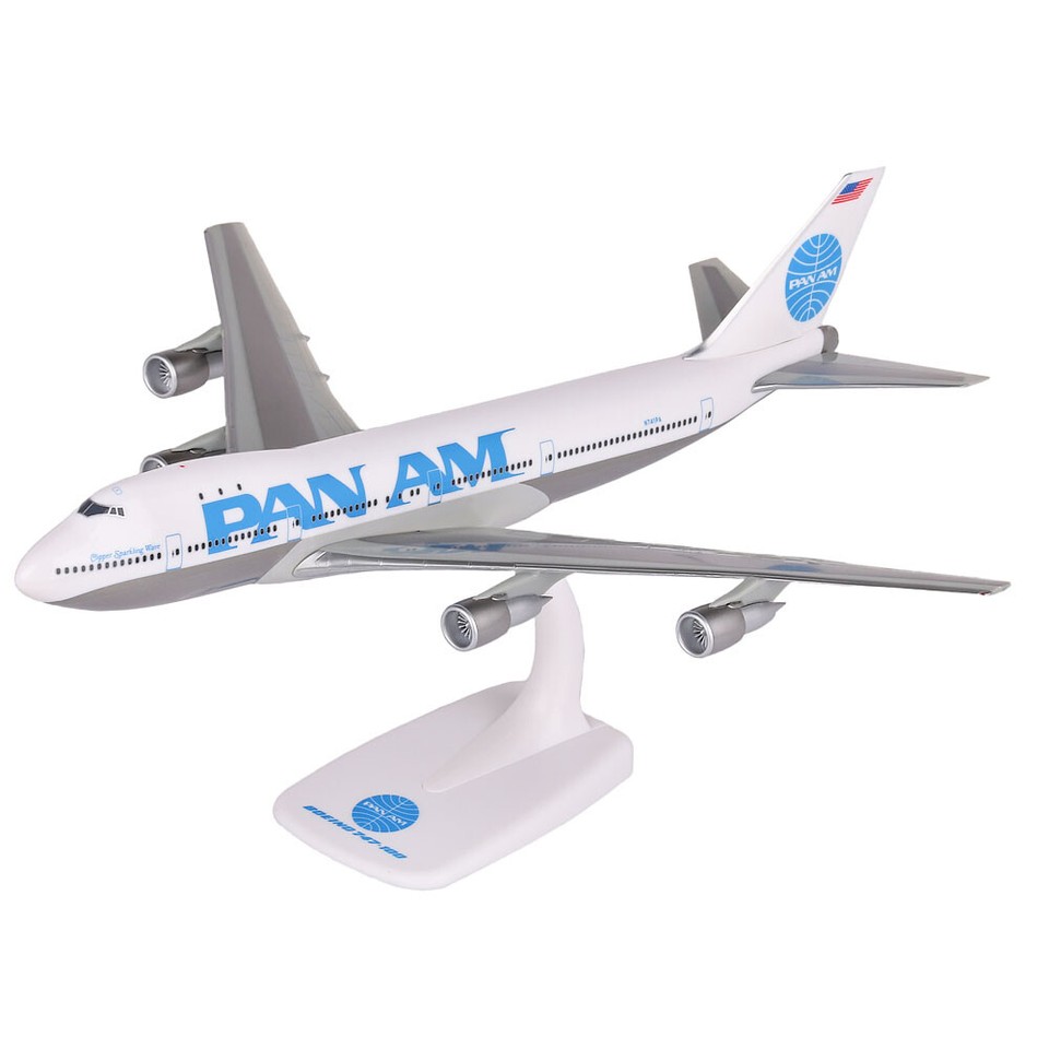 PPC Pan Am American Boeing 747-100 N741PA Desk Display 1/250 AV Model ...