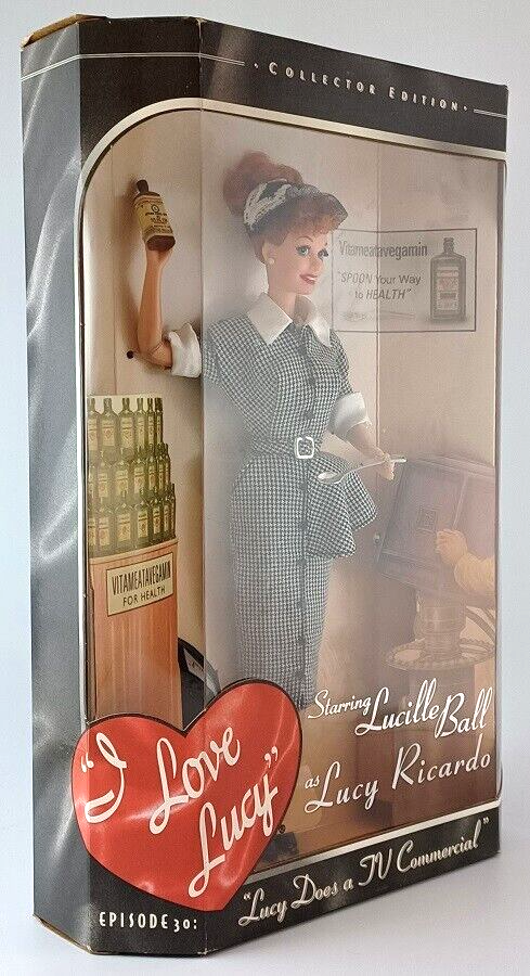 I LOVE LUCY Doll 1997 Episode 30 TV Commercial NIB Mattel 17645 Lucille ...
