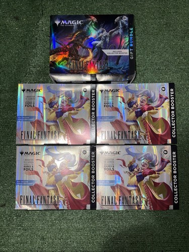 Magic: The Gathering Final Fantasy Gift Bundle and 4 collector booster ...