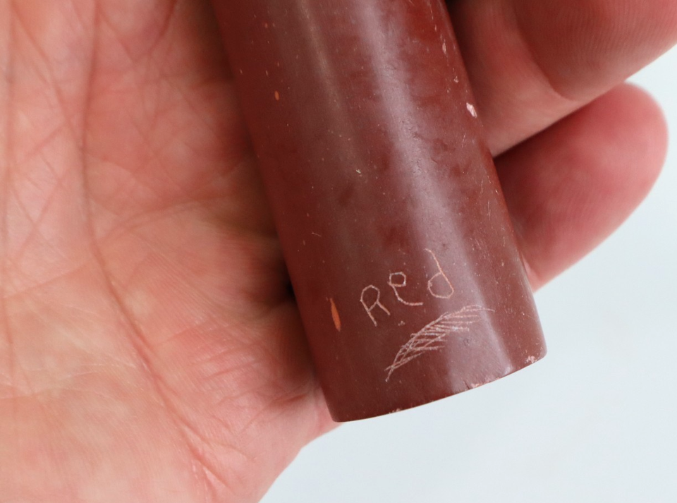 Peace Pipe - Pipestone, MN Catlinite Hand Carved Stone Calumet Signed ...