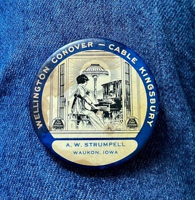 1900-20 Wellington Conover-Cable Kingsbury Piano Co. A W Strumpell ...