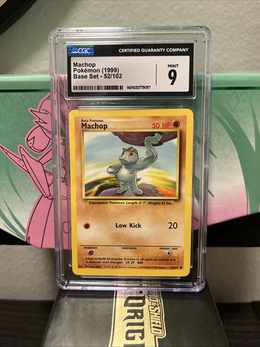 Pokemon - Machop - 52/102 - CGC 9 Mint - Base Set | eBay