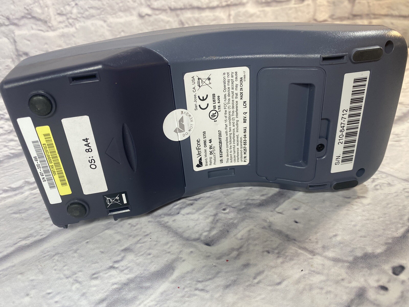 Verifone VX570 VX 570 Credit Card Machine Terminal Reader Unit Only | eBay