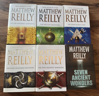 Matthew Reilly - Jack West Jr Series - Books 1,2,3,4,5,7 Large ...