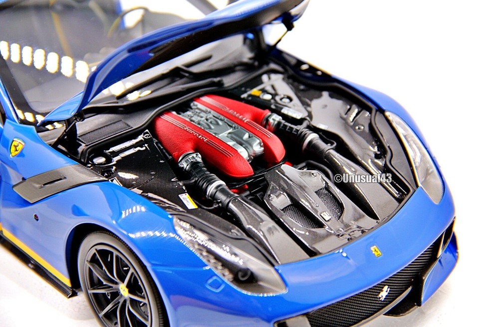 1/18 BBR Ferrari F12 TDF Azzurro Dino Tailor Made Diecast Opening part ...