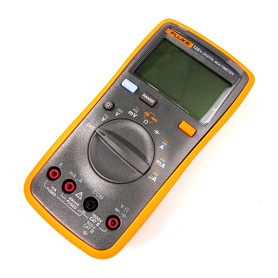 Fluke 12E+ Digital Multimeter AC/DC/Diode/R/C Voltage Current Ohm ...