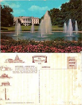 Washington DC White House Postcard Unused (46339) | eBay