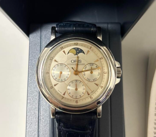 ORIS Complication Moon Phase 7434 Automatic Men's Watch from JP | eBay UK