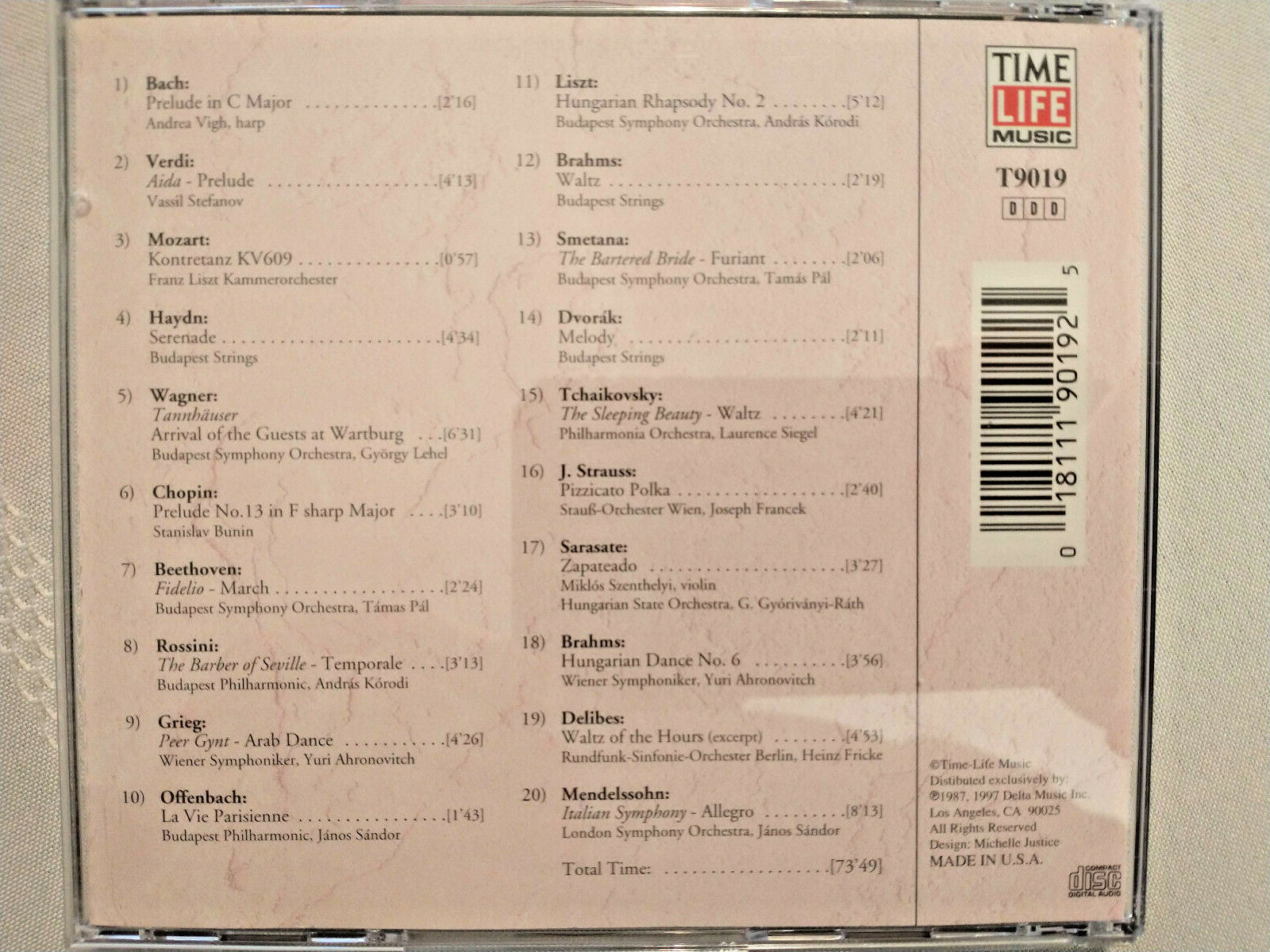 Time Life 100 Classical Masterpieces 5 CD Boxset 1997 | eBay UK
