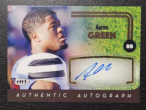 2016 SAGE HIT Football Autograph #A51 Aaron Green | eBay