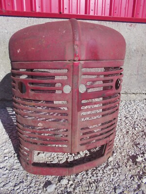1954 Farmall Super H SH tractor Factory IH IHC front nose cone grill ...