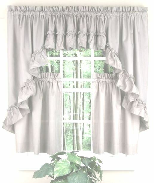 Ruffled Kitchen Curtains
