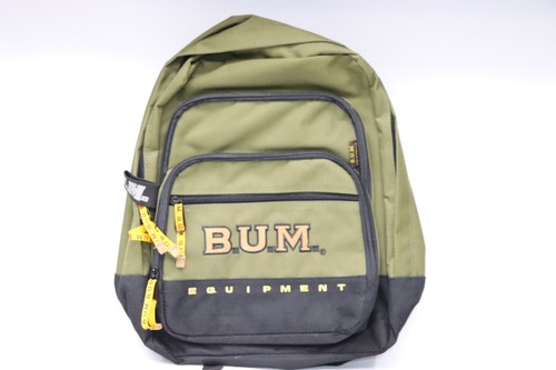 BUM Equipment Rolling Backpack Olive Army Green Vintage B U M Travel ...