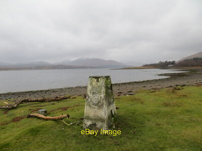 Photo 12x8 Trig point on the shores of Loch Eil at Fassfern c2014 | eBay UK