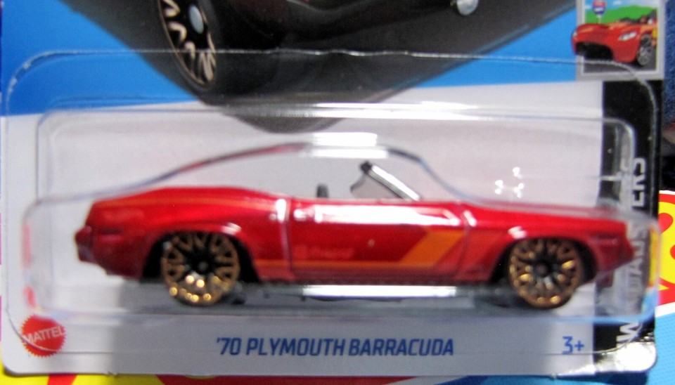 Hot Wheels 2024 Mainline Case F "'70 Plymouth Barracuda" HW Roadsters 3 ...