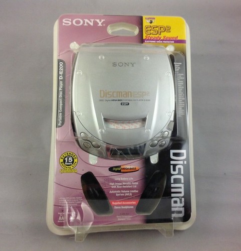 Vintage New Sealed Sony Discman - Portable CD Player - ESP2 (D-E200/S00 ...