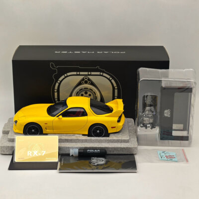 POLAR MASTER 1:18 Mazda RX-7 SPEED PLM22-002-1 Alloy Diecast Model Car ...