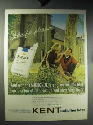 1964 Kent Cigarettes Ad - Idea for Pleasure | eBay