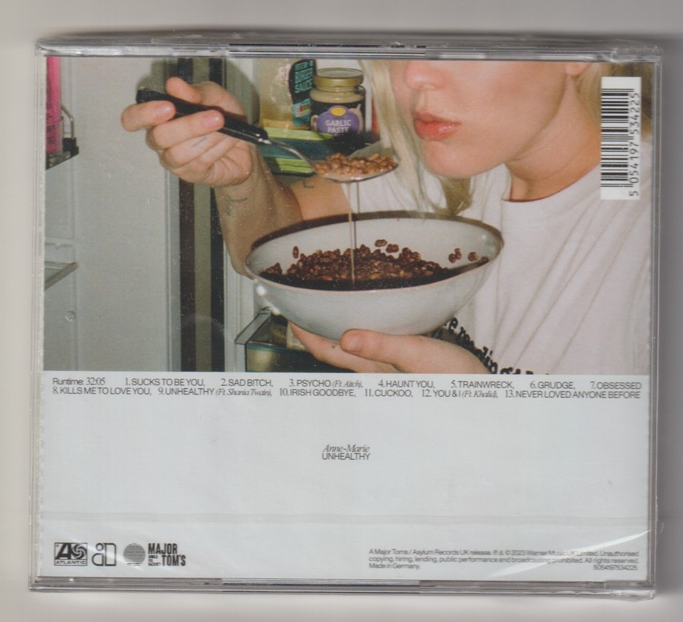 Anne-Marie | CD | Unhealthy | Atlantic - New and sealed Free postage ...