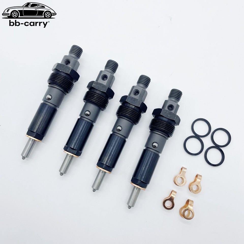 4 PCS Fuel Injector J919343 Fits For CASE 580SK 580L 580SL 590SL 650G ...