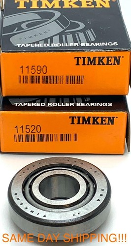 11590/11520 TIMKEN MADE IN USA Tapered Roller Bearing SET 61 | eBay