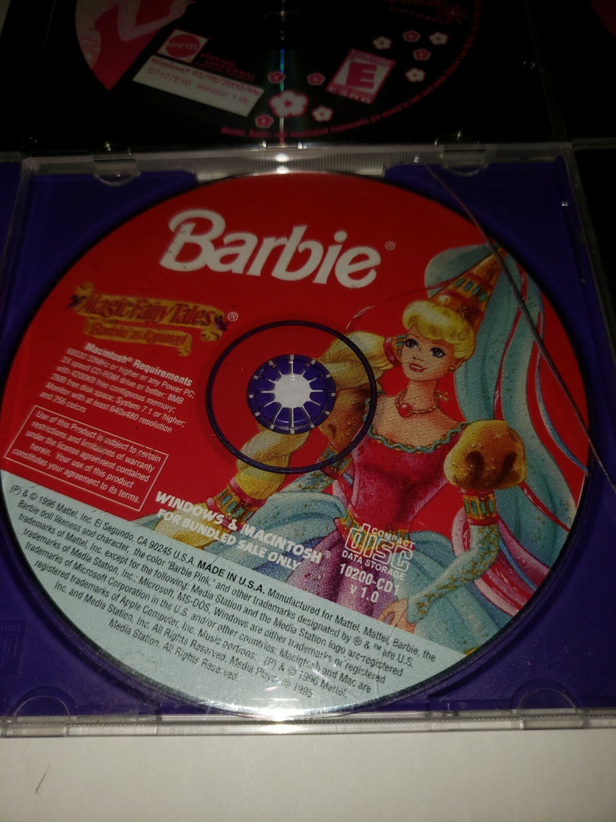 Barbie CD-ROM Game Lot of 4 - Beach Vacation Hair Styler Fashion ...