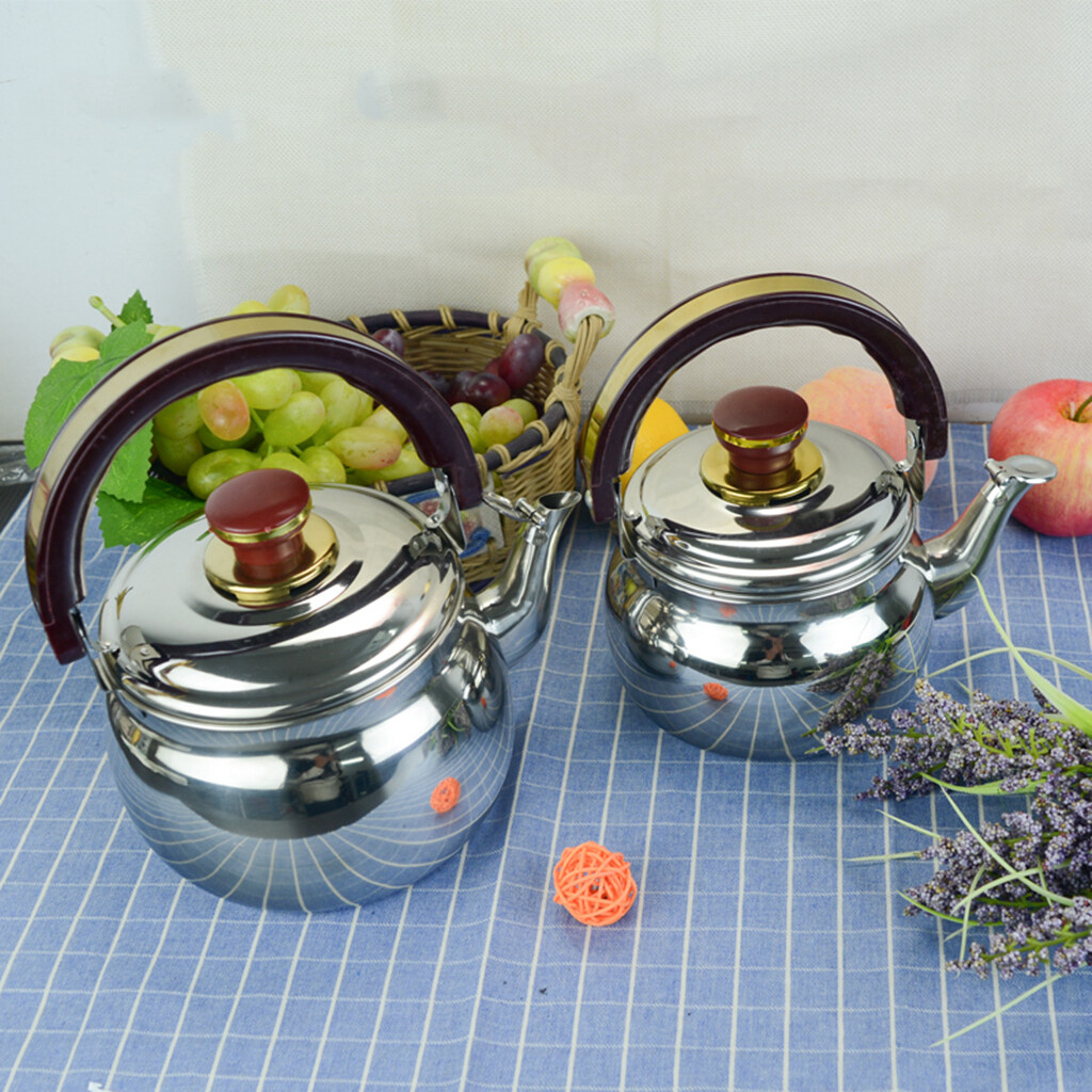 Outdoor Camping Mini Stainless Steel Whistling Kettle Kitchen Tea Pot 0 ...