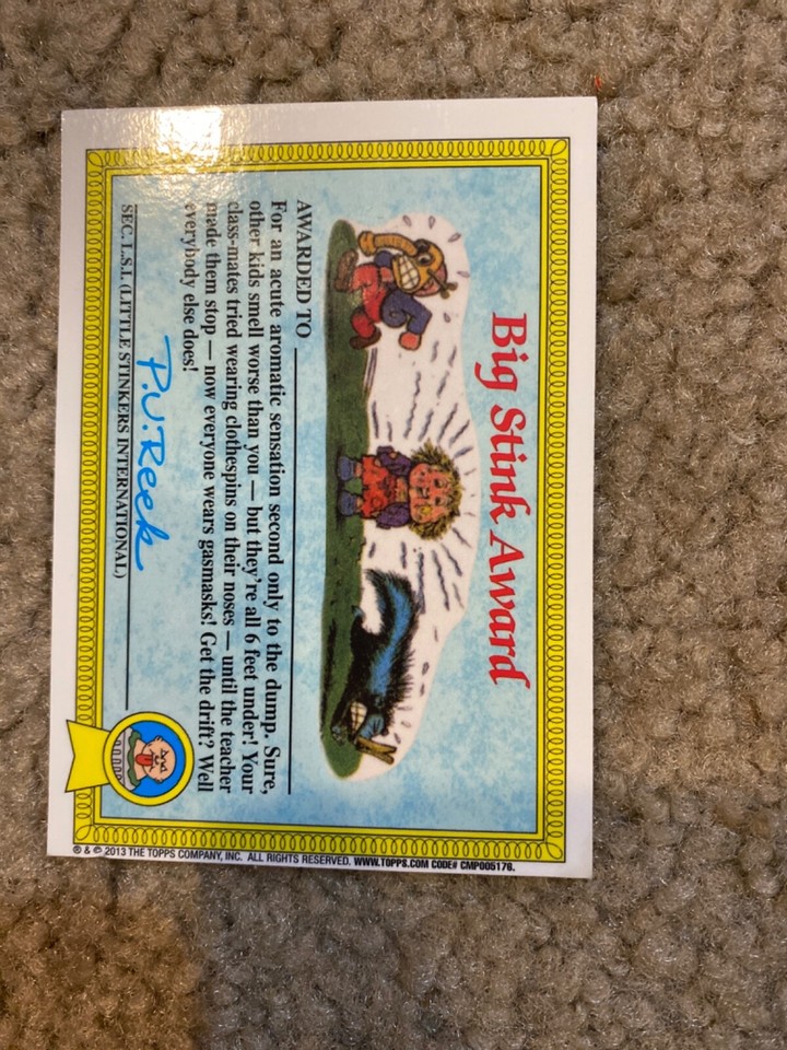 Garbage Pail Kids 13a ASHCAN ANDY 2013 Chrome SERIES 1 GPK CARD | eBay