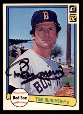 1982 Donruss Baseball #361 Tom Burgmeier Signed Autograph (no COA) *e1 ...