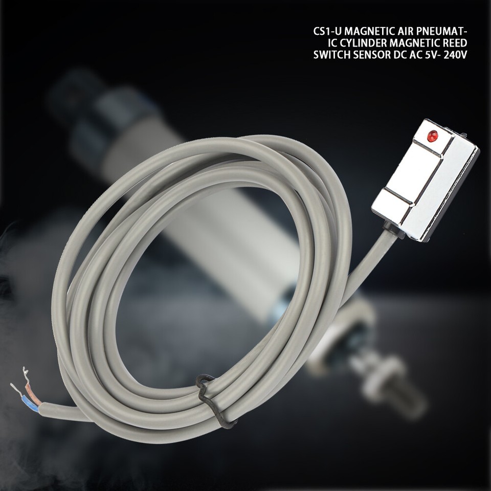 CS1-U Magnetic Air Pneumatic Cylinder Magnetic Switch Sensor DC AC 5V ...