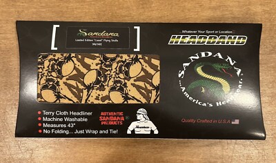 Sandana Paintball - New CAMEL Flying Skulls FS Headband Limited Edition ...