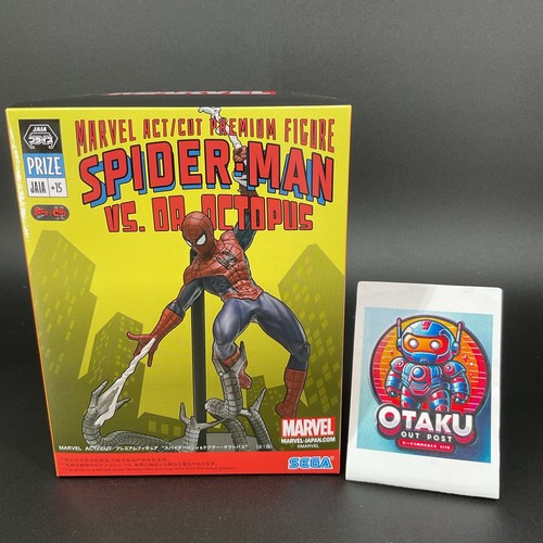 MARVEL ACT/CUT Premium Figure Spider-Man vs. Doctor Octopus SEGA Japan ...