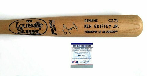 KEN GRIFFEY JR SIGNED LOUISVILLE SLUGGER C271 GAME MODEL 1989 ROOKIE ...