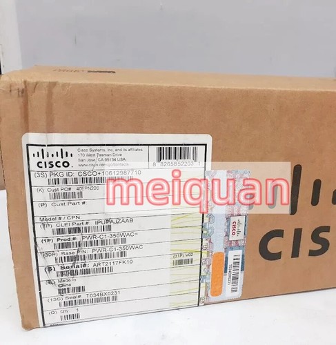 CISCO PWR-C1-350WAC 350-watt AC power supply module free shipping DHL ...