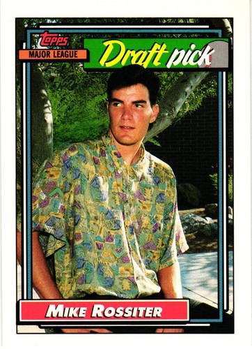 1992 Topps Mike Rossiter #474 Rookie rc DRAFT PICK | eBay