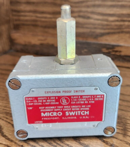 NEW - Honeywell Explosion Proof Micro Switch EX-Q | eBay