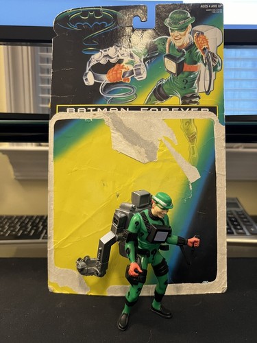 Vintage The Riddler Action Figure 1995 Batman Kenner DC Comics Green ...